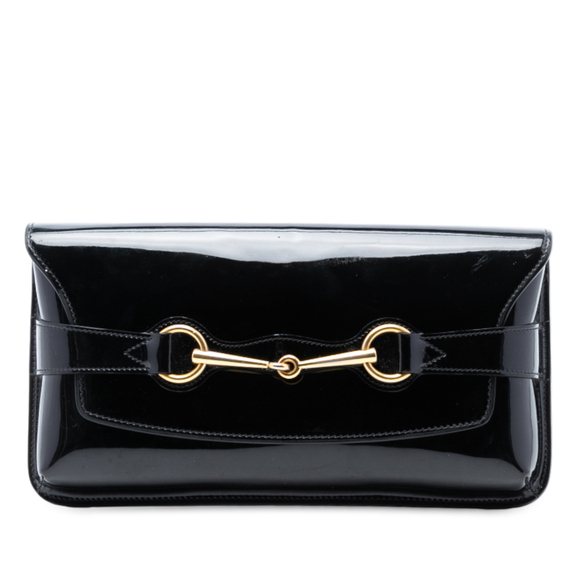 Gucci | Bags | Preloved Gucci Patent Bright Bit Clutch | Poshmark